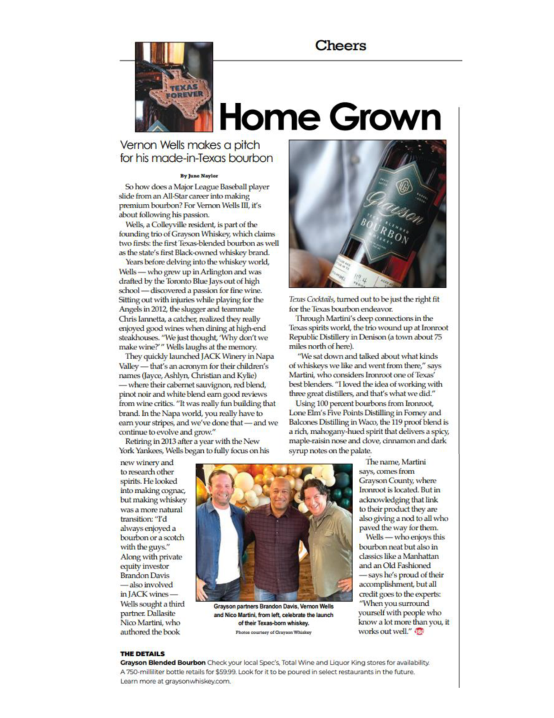 Press Quick Hits - Grayson Whiskey